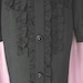 Steve Fabrikant Tuxedo Dress / Vintage Tuxedo Dress / Fits S / Silk ...