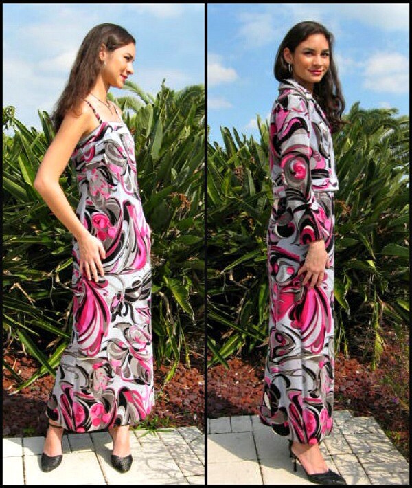 EMILIO PUCCI 70s Dress Jacket Suit / Fits XS-S / Vintage 1970s Pucci ...