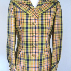 Adolfo Jacket / Vintage 60s Adolfo Jacket / Mod Adolfo Jacket / Fits XS ...