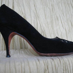 BALTA B.altman Stiletto Shoes // Fits Modern 6 - 6 1-2 // Vintage 50s ...