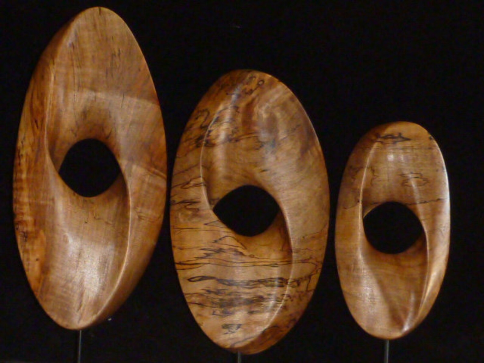 Large Mobius Strip. Oval Eye Hand Carved Vertically Mounted - Etsy