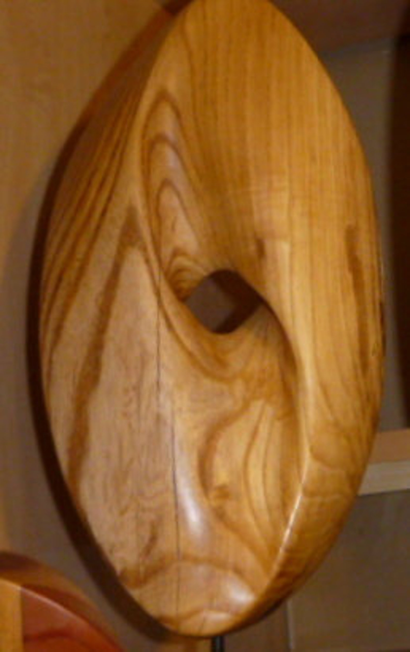 Large Mobius Strip. Oval Eye Hand Carved Vertically Mounted - Etsy