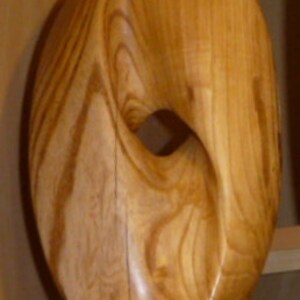 Large Mobius Strip. Oval Eye Hand Carved Vertically Mounted - Etsy