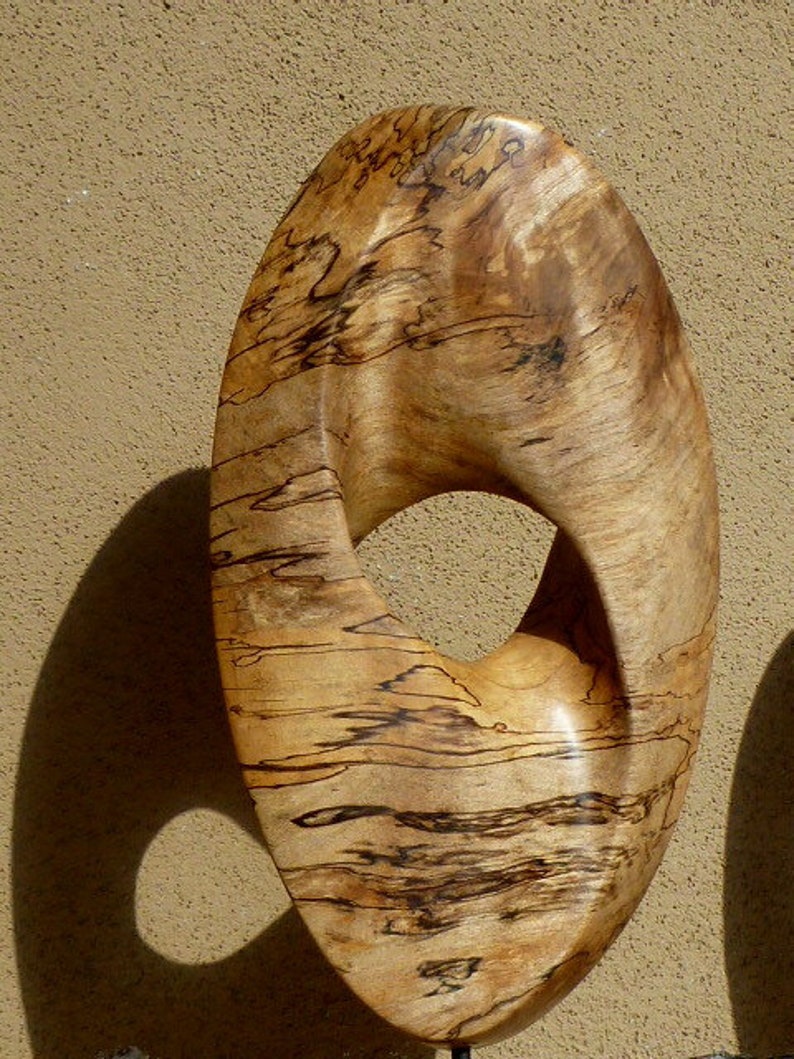 Large Mobius Strip. Oval Eye Hand Carved Vertically Mounted - Etsy