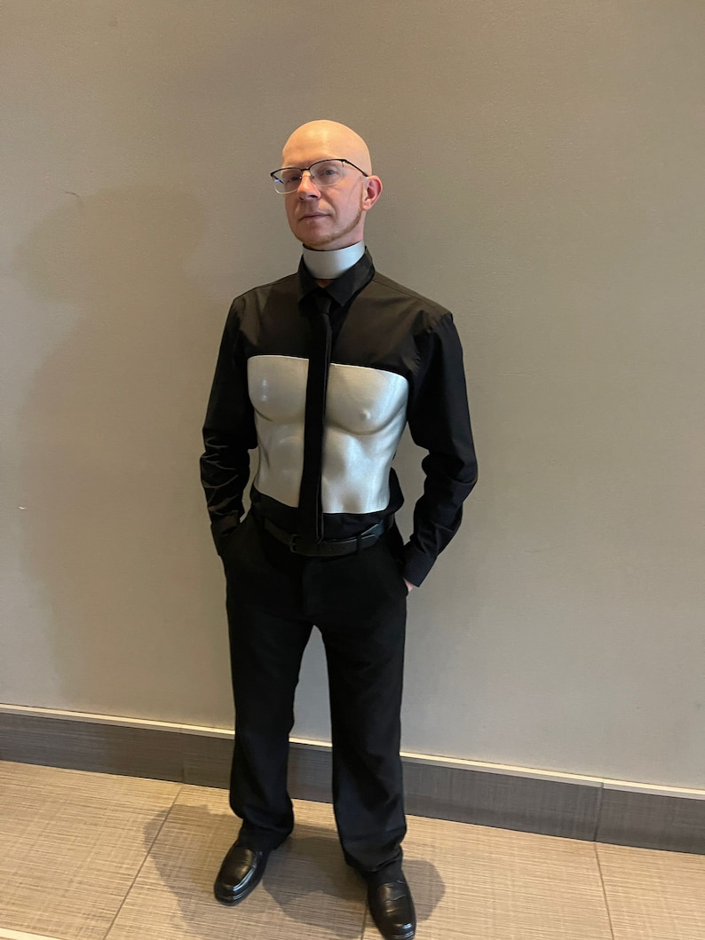 Men's Silver Waist Corset Chest Plate Armor Chrome - Etsy