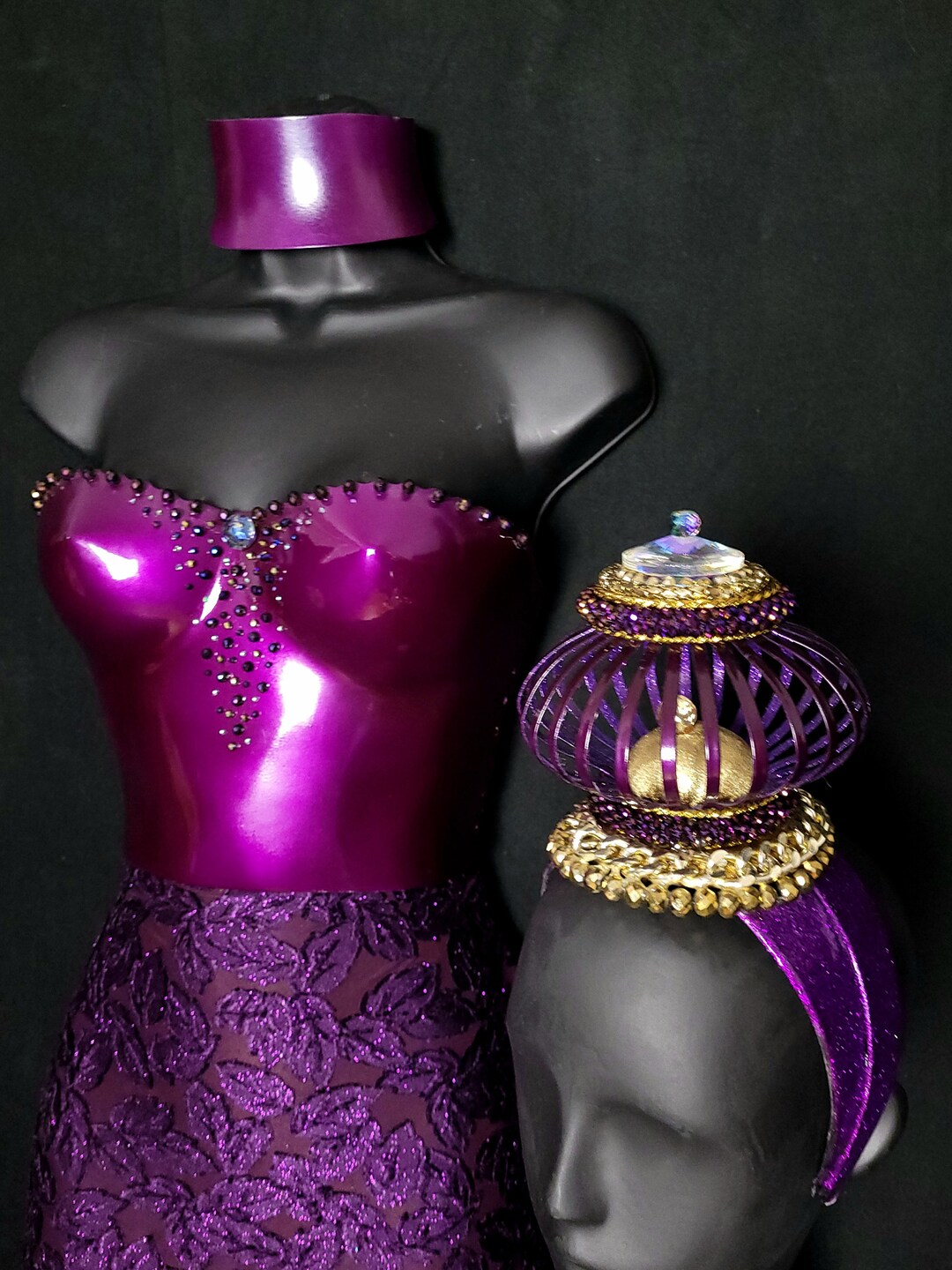 Purple Queen of Wisdom Full Royal Costume - Etsy