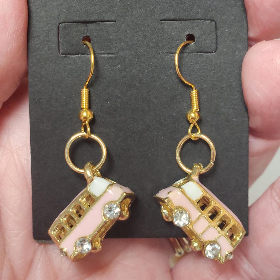 Old Bus Earrings - Etsy