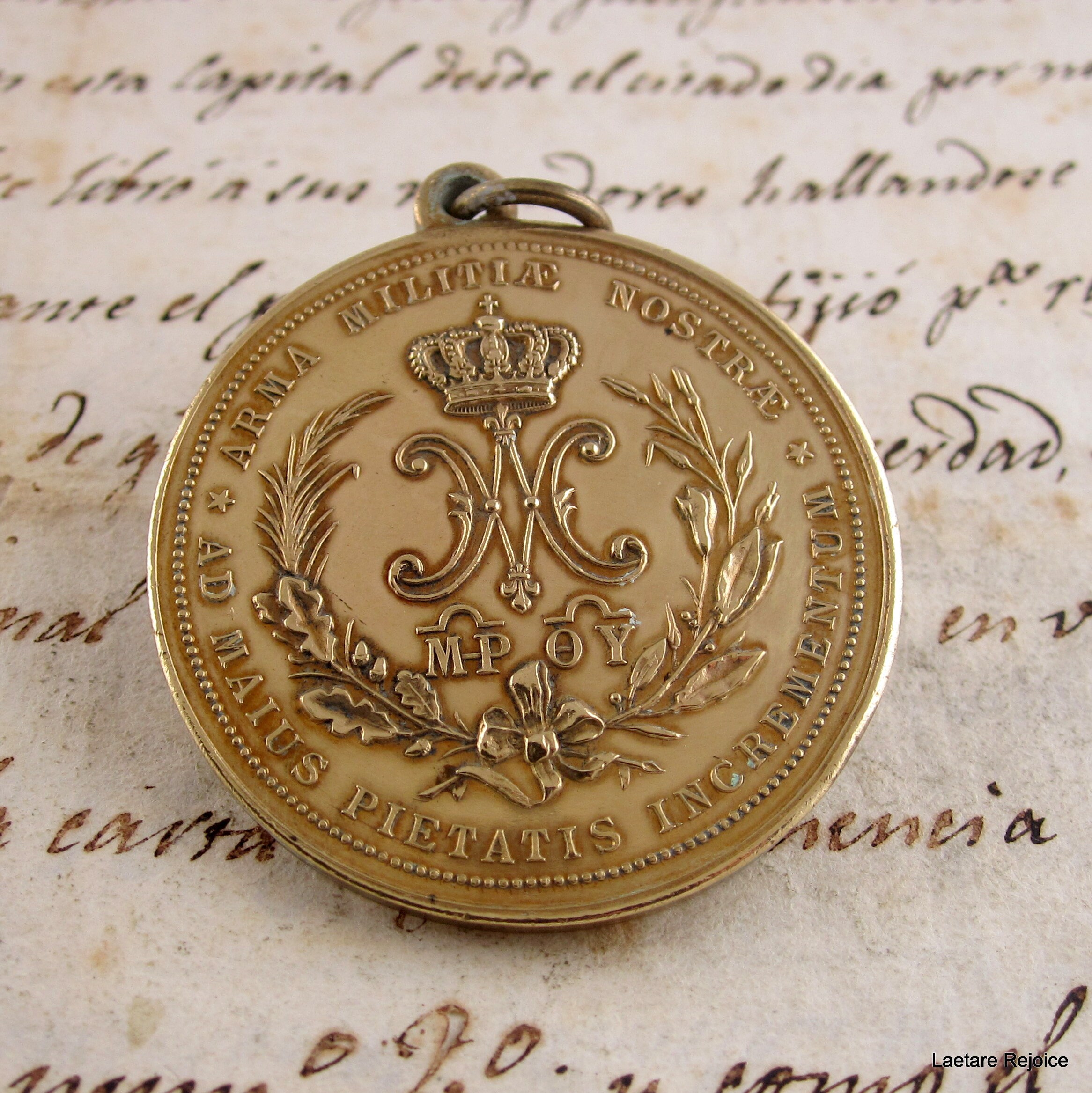 Antique Reward Religious Medal Pious Schools Piarists - Etsy