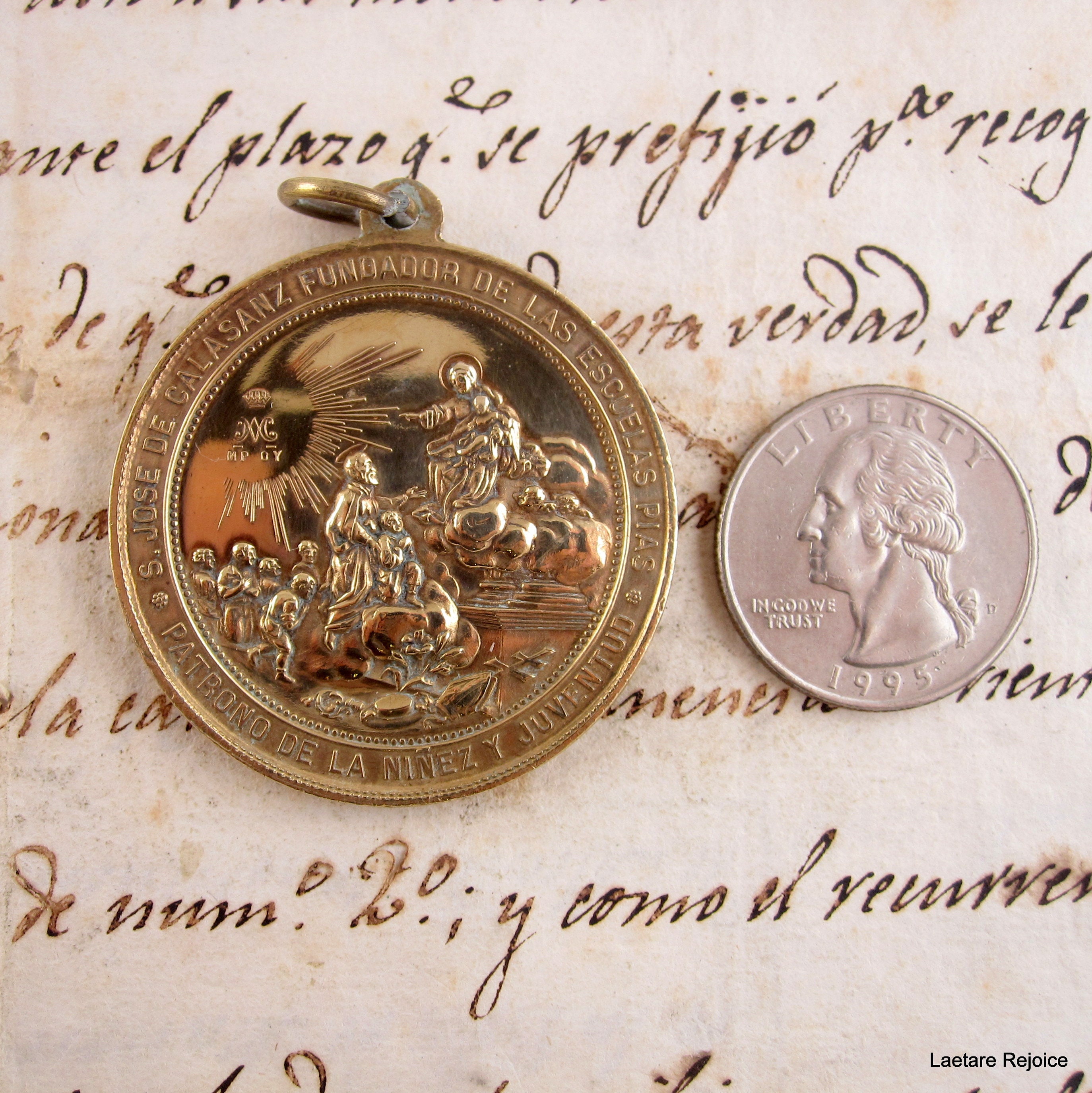 Antique Reward Religious Medal Pious Schools Piarists - Etsy