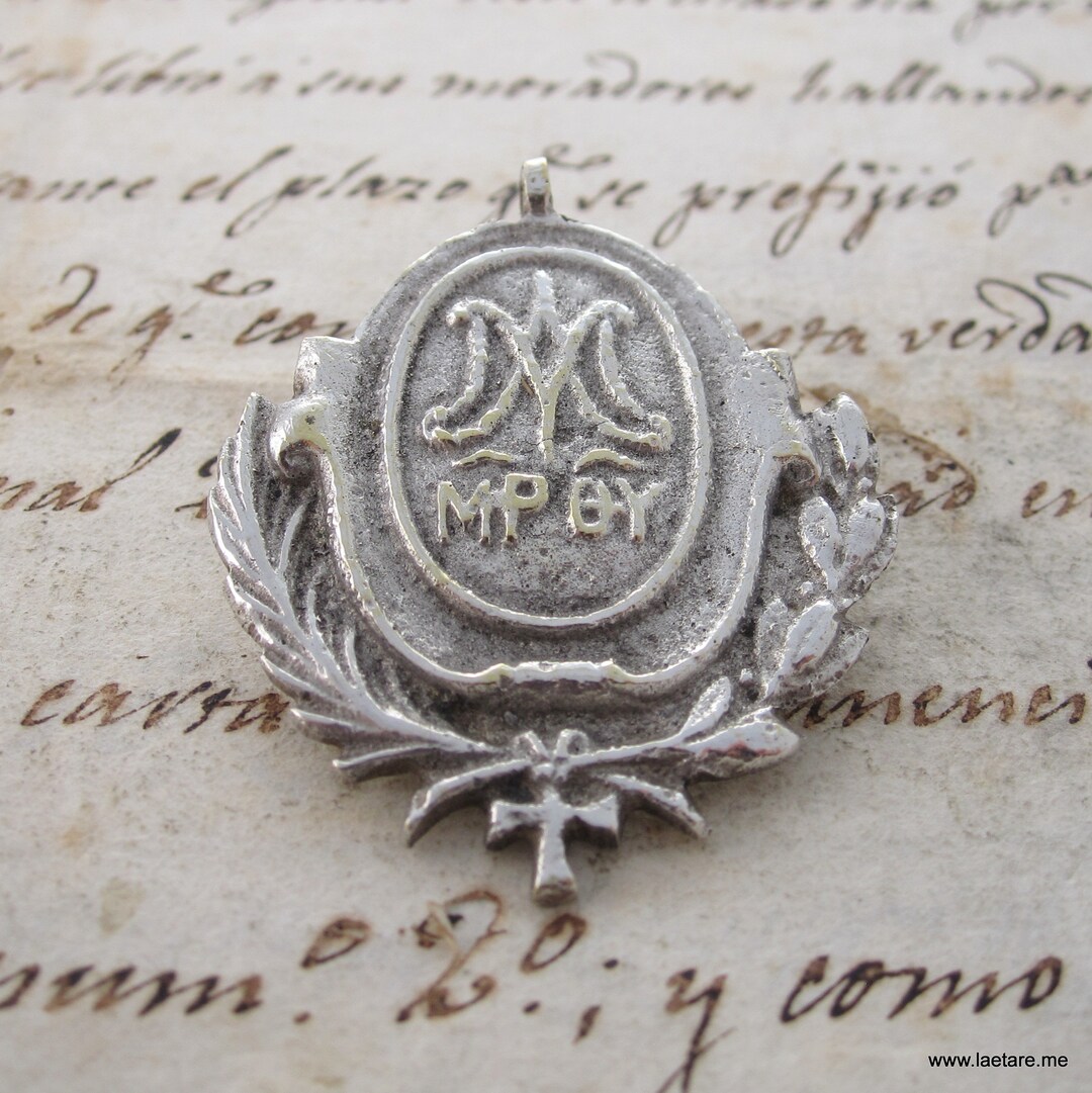 Curious Pious Schools Coat of Arms- Piarists - Religious Catholic Medal ...