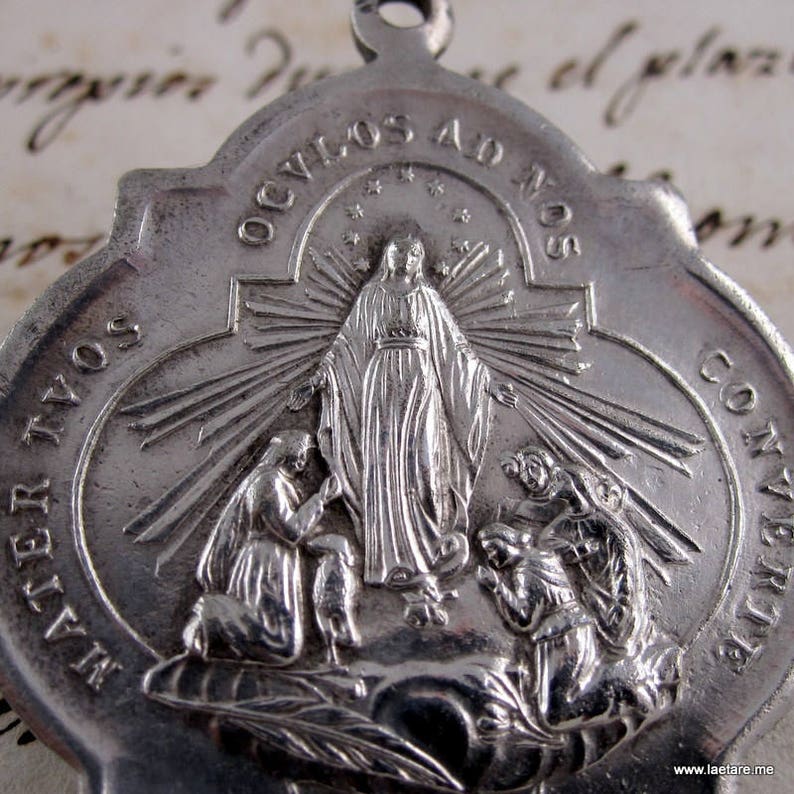 Our Lady of the Pious Schools Huge Medal- Catholic Religious - Spain - Etsy