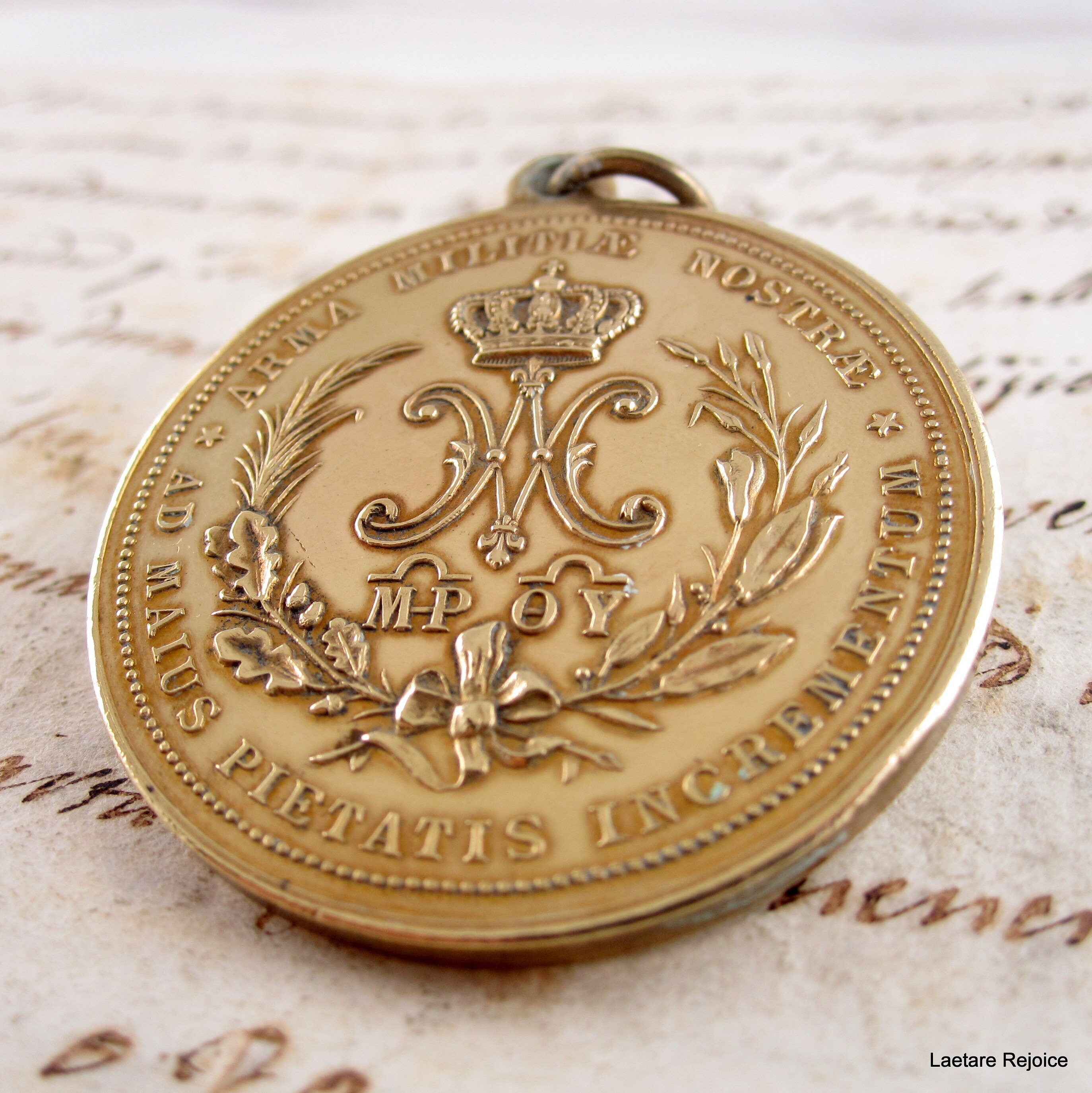 Antique Reward Religious Medal Pious Schools Piarists - Etsy