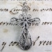 Antique Spanish Filigree Crucifix - Sterling Silver- Spain - Catholic ...