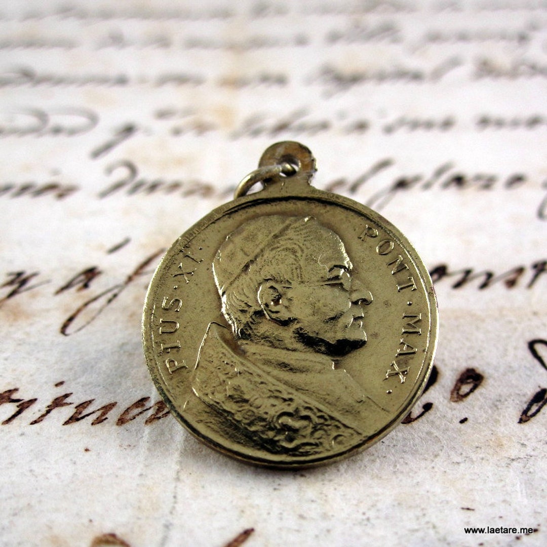 Pope Pius XI Medal Italy Redemption Jubilee 1933 Catholic Religious - Etsy