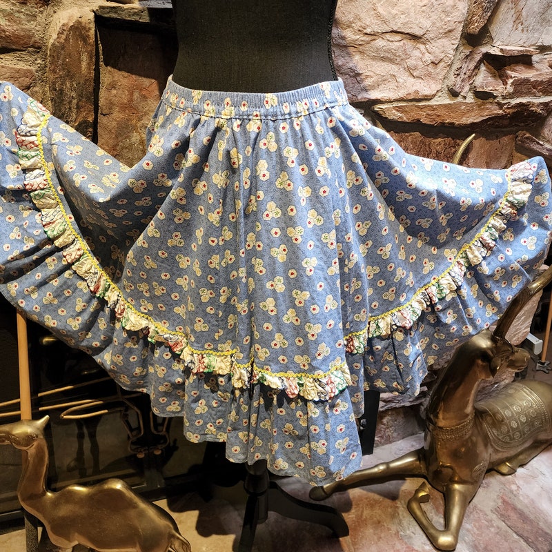 Square Dancing Skirt - Etsy