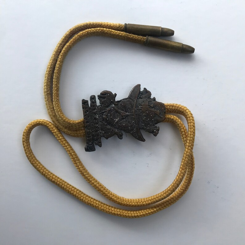 Western Rodeo Cowboy Calgary Stampede Bolo Yellow String Tie - Etsy Canada