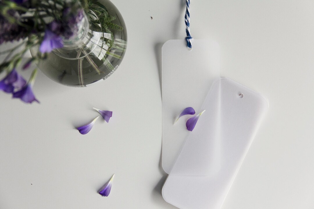 Vellum Tags Translucent Gift Tags Set of 10 - Etsy