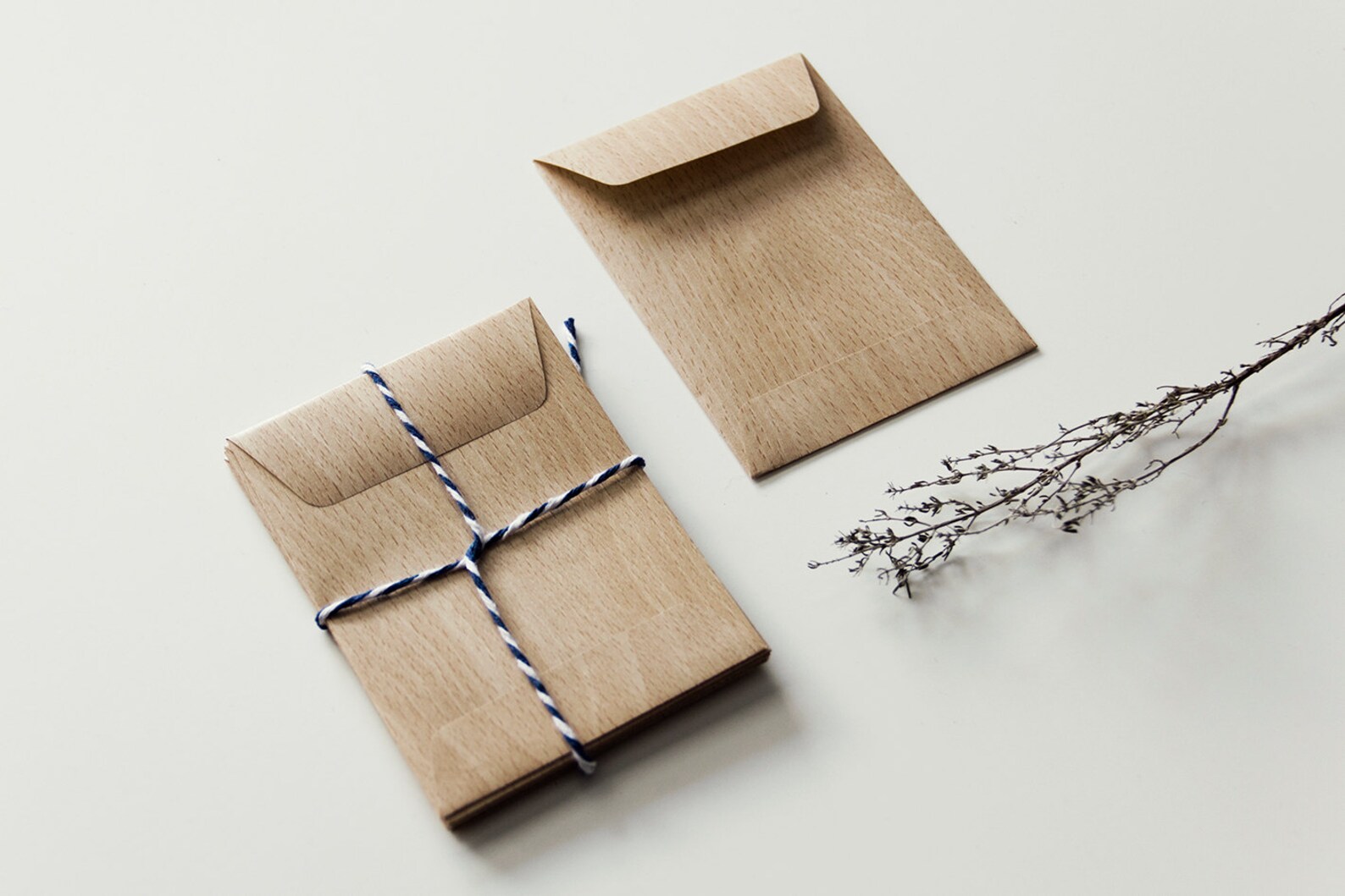 Paper Bag With Wood Look - Beech (medium) - Etsy