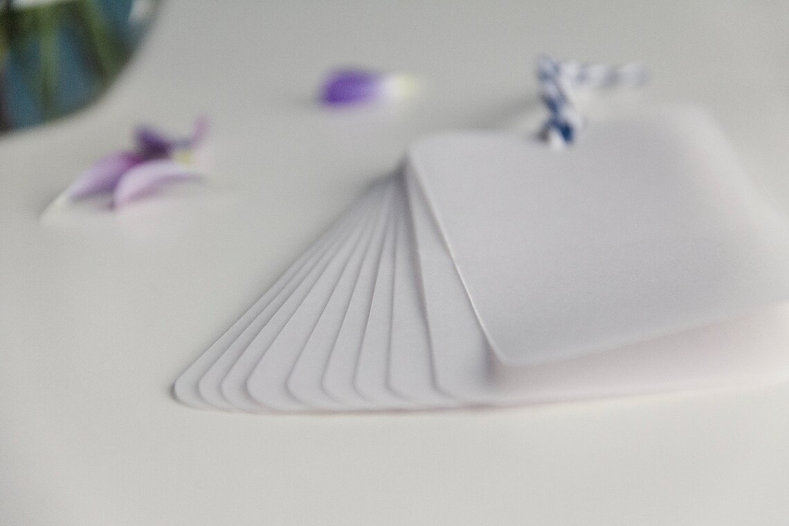 Vellum Tags Translucent Gift Tags Set of 10 - Etsy