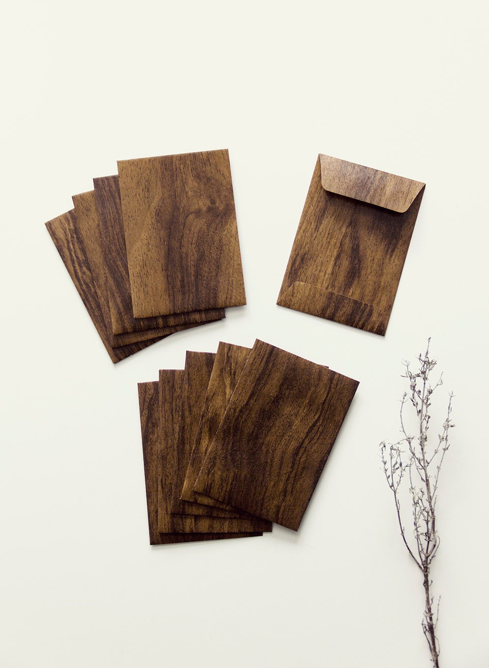 Paper Bag With Wood Look (mini) - Etsy