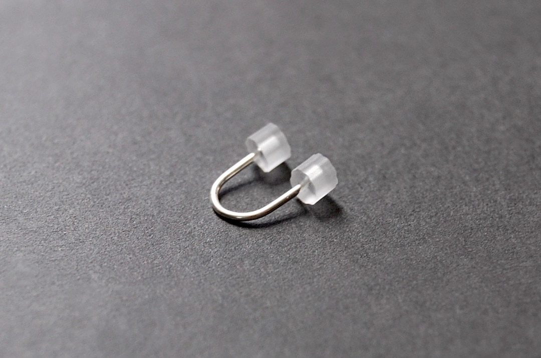 Double Piercing Hoop Staple Earrings - Gold Filled Earrings, Sterling ...