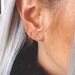 Small Circle Ear Jacket Earrings - 14k Gold Filled, Sterling Silver ...