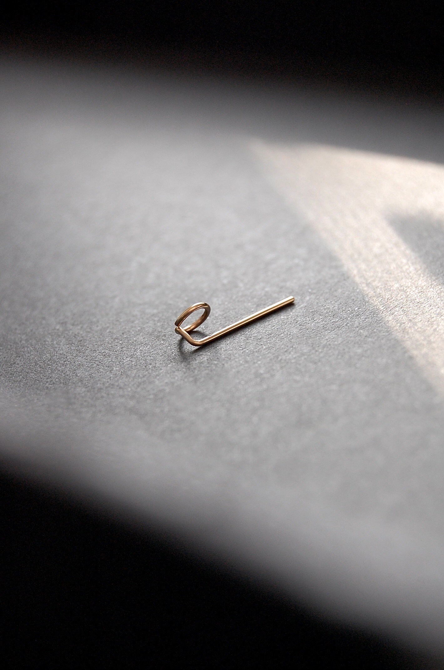 Tiny Circle Threader Earrings, Gold Filled Earrings, Sterling Silver ...