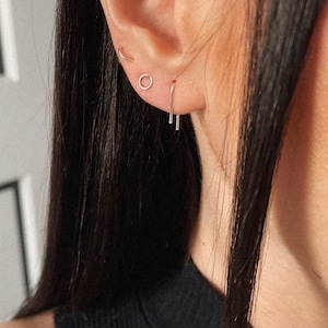 Small Threader Earrings - Gold Filled Earrings, Sterling Silver ...