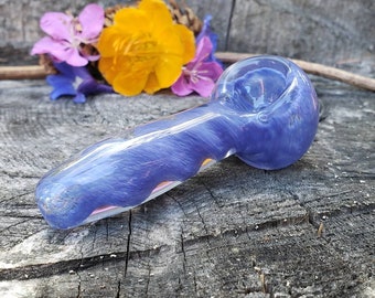 Purple glass pipe | Etsy