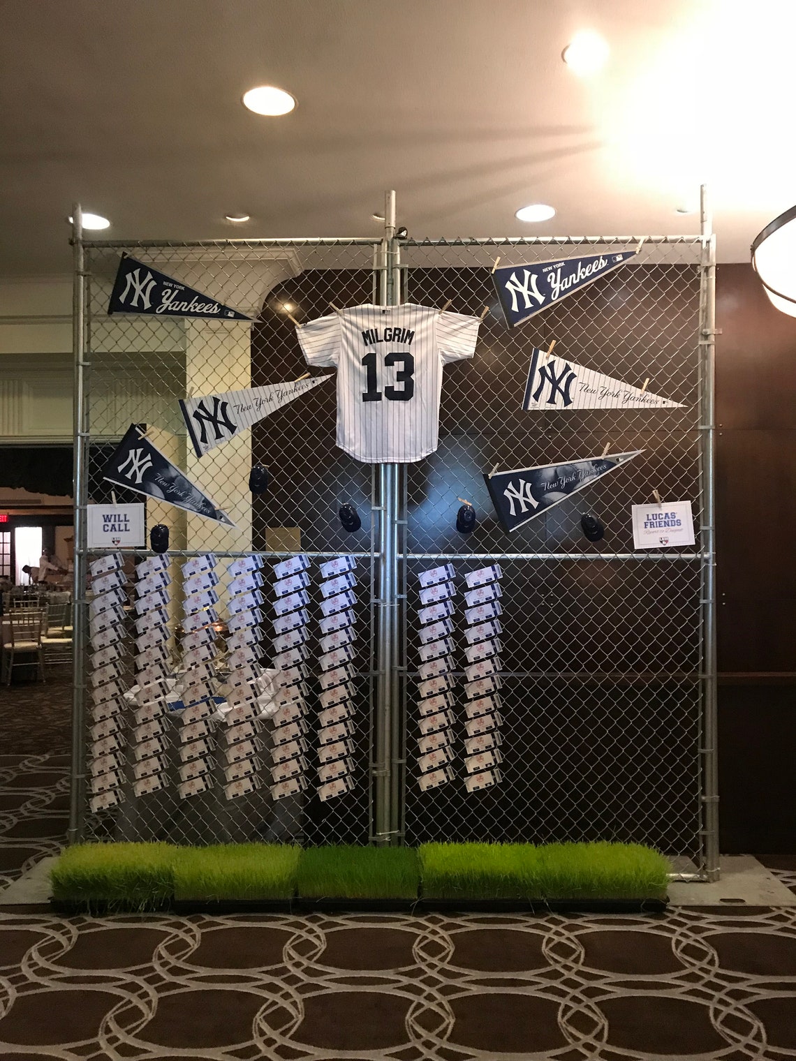 Baseball/sports Ticket Stub Place Card - Etsy