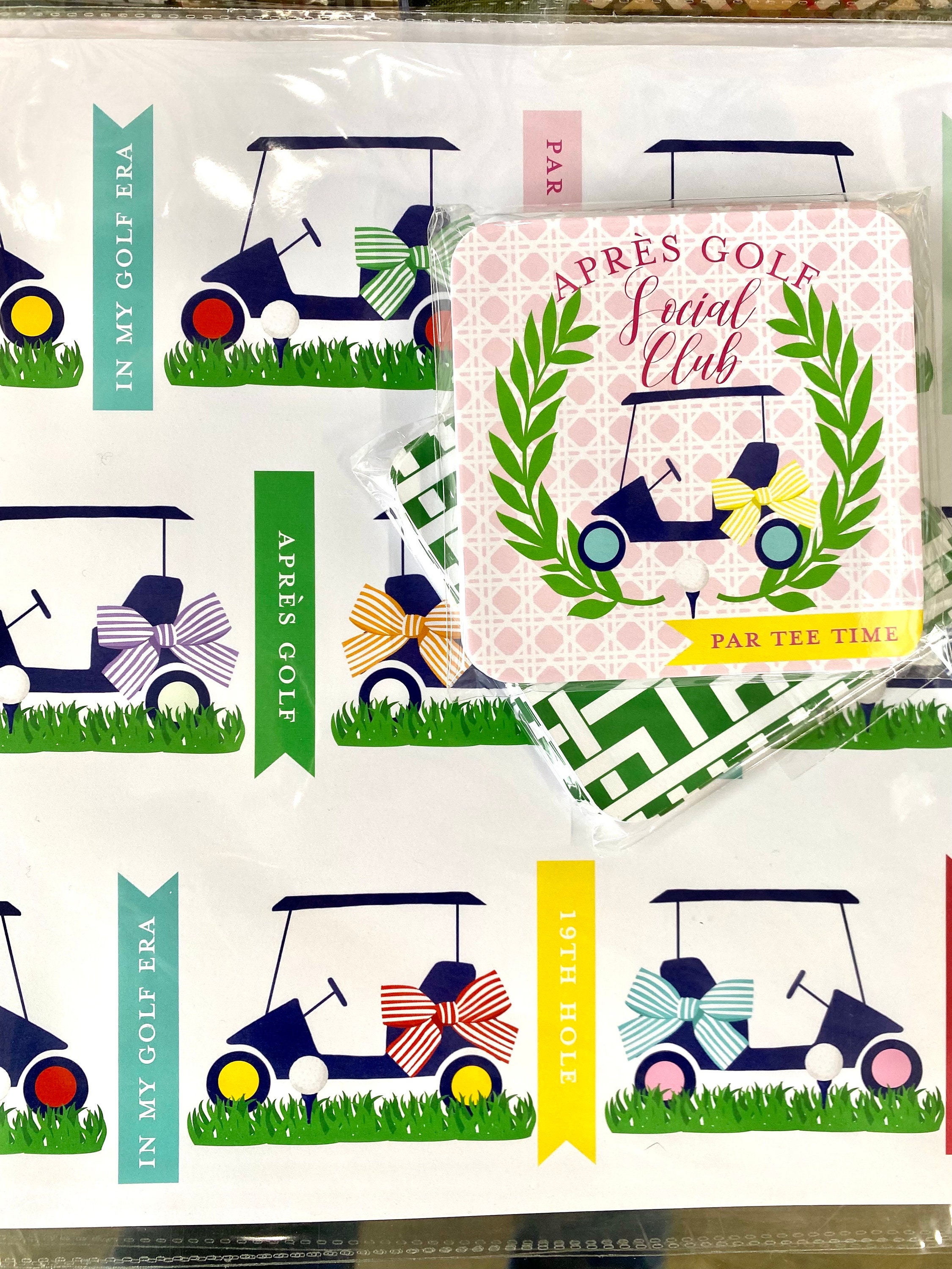 Golf Themed Disposable Paper Placemats for Easy Team Party, Par-tee ...