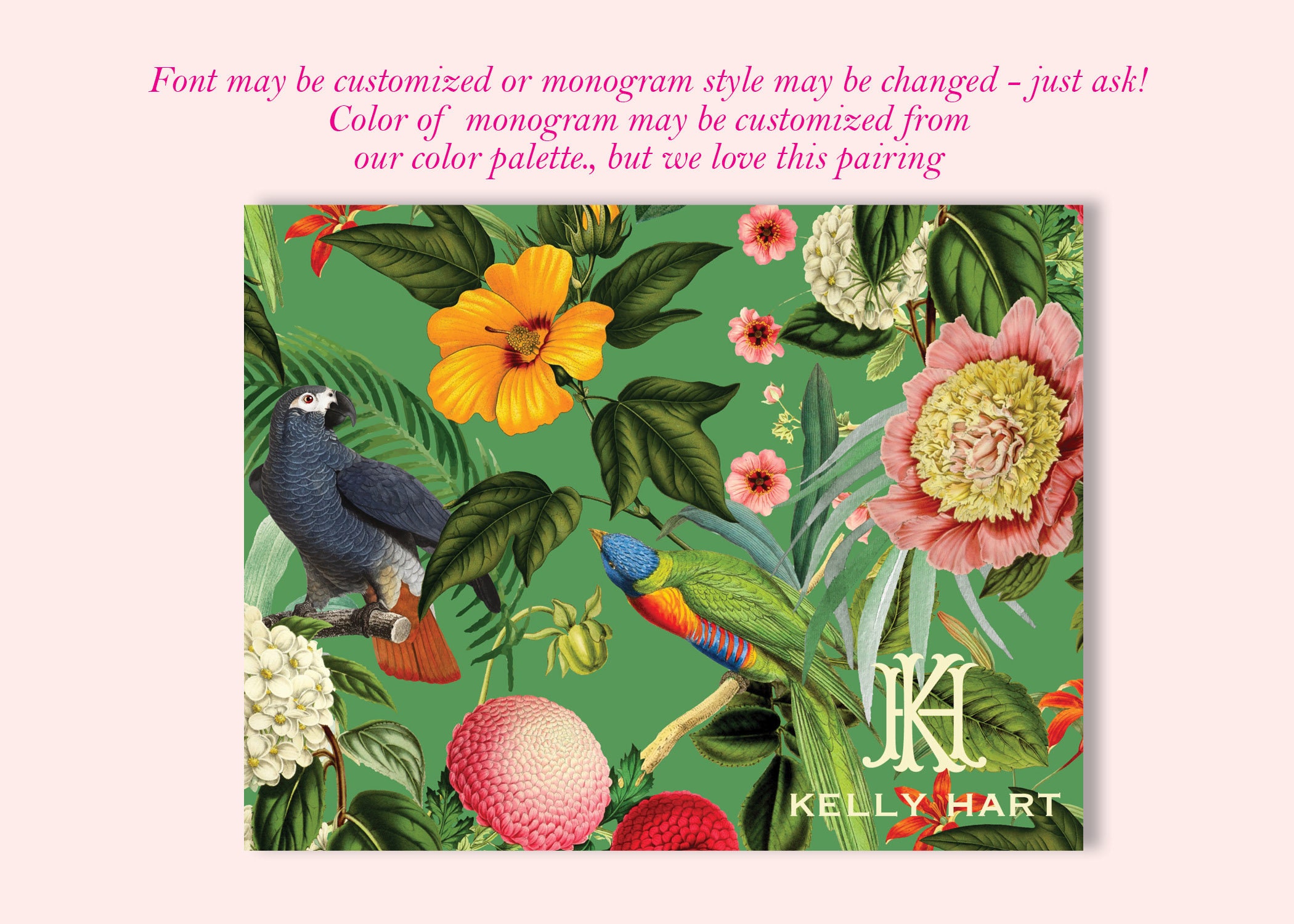 Stationery Sets Vintage Parrot Note Card Pen Pal Stationary Parrot ...