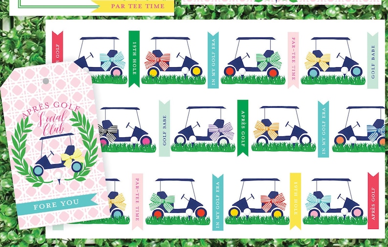 Golf Themed Disposable Paper Placemats for Easy Team Party, Par-tee ...