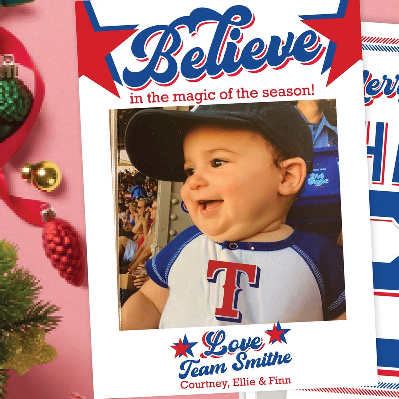 Texas Christmas Card - Etsy