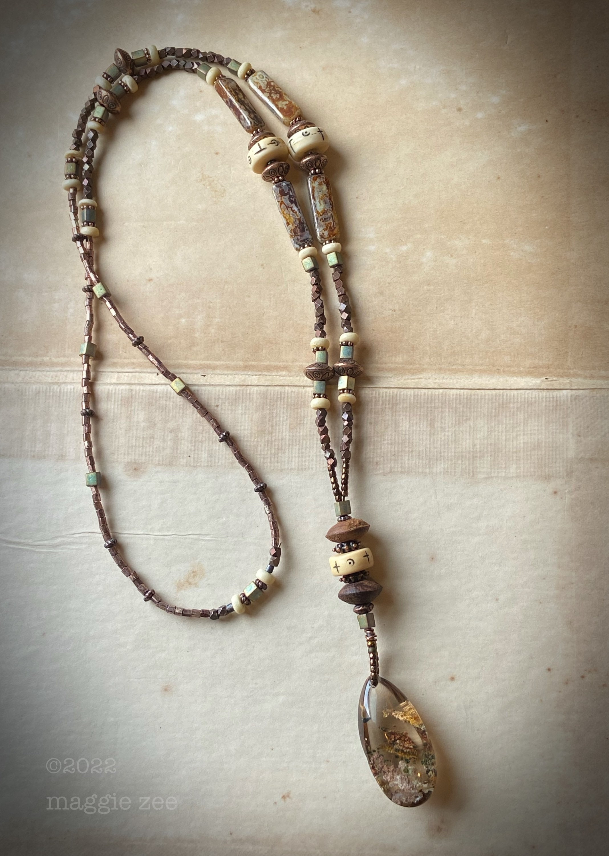 Garden Quartz Amulet Necklace - Etsy