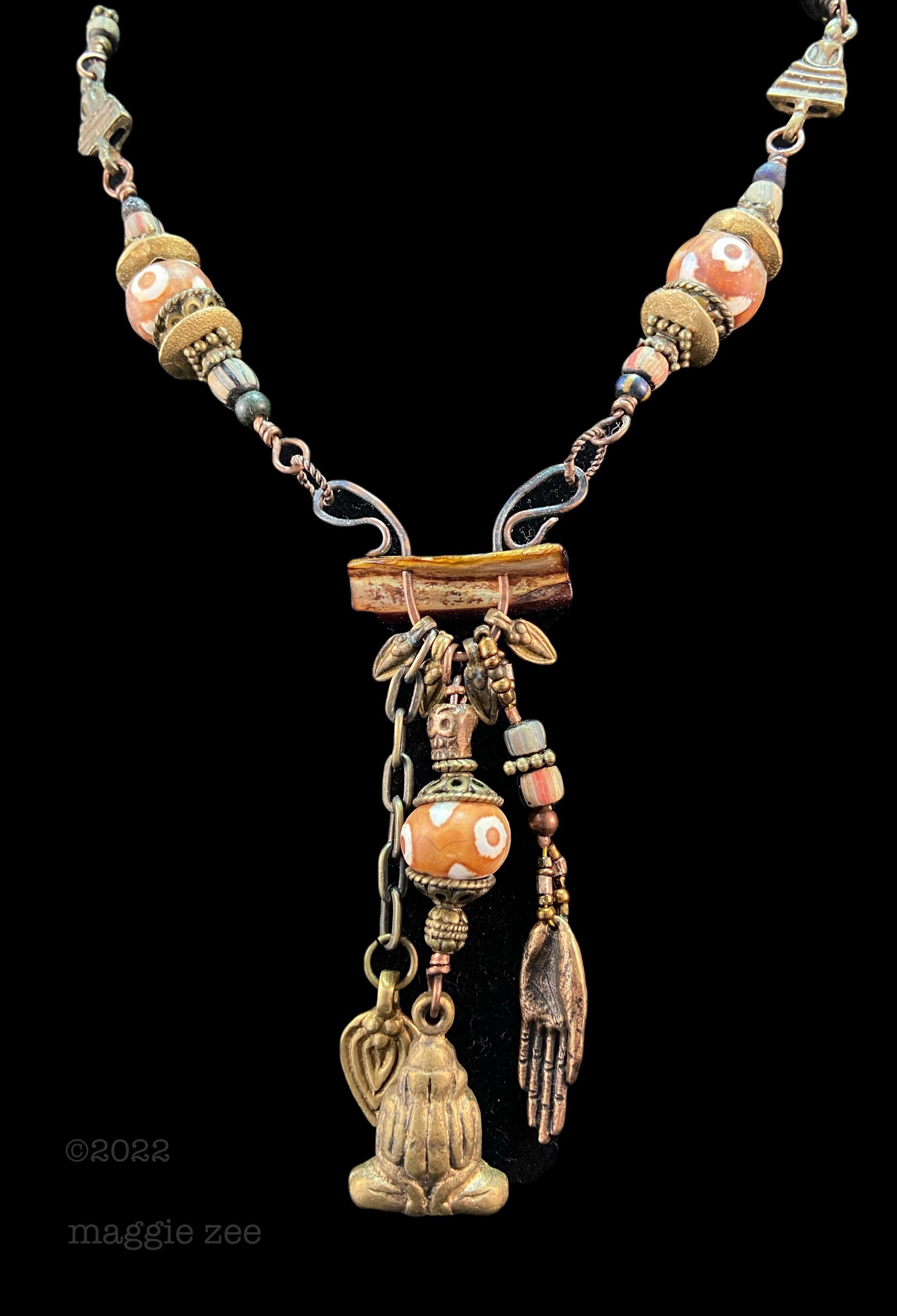 Protective Amulet Necklace - Etsy