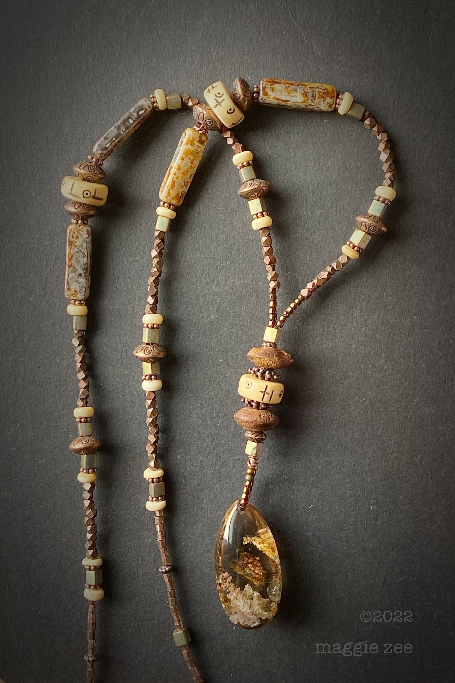 Garden Quartz Amulet Necklace - Etsy