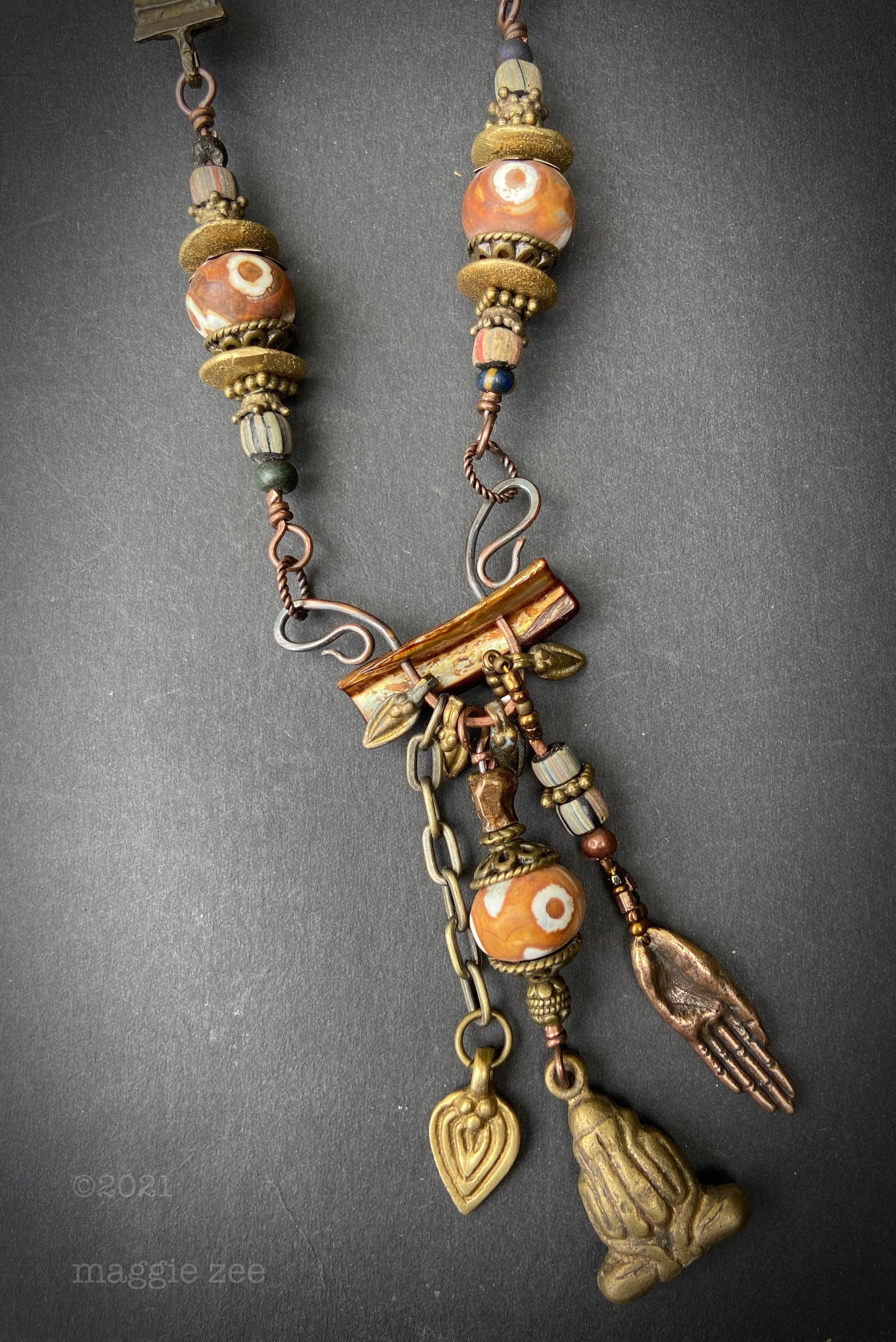 Protective Amulet Necklace - Etsy