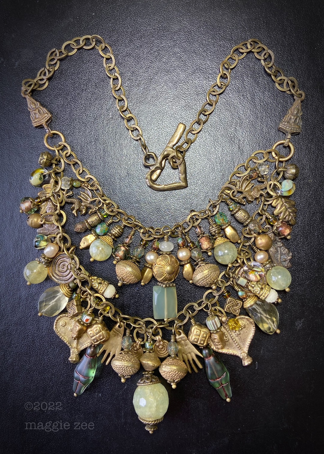 Charm Amulet Necklace - Etsy