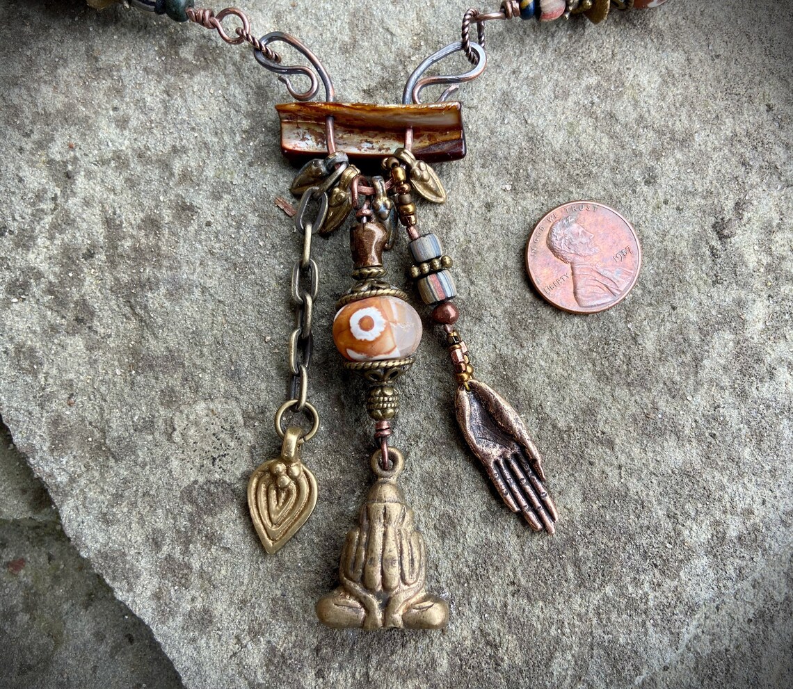 Protective Amulet Necklace - Etsy