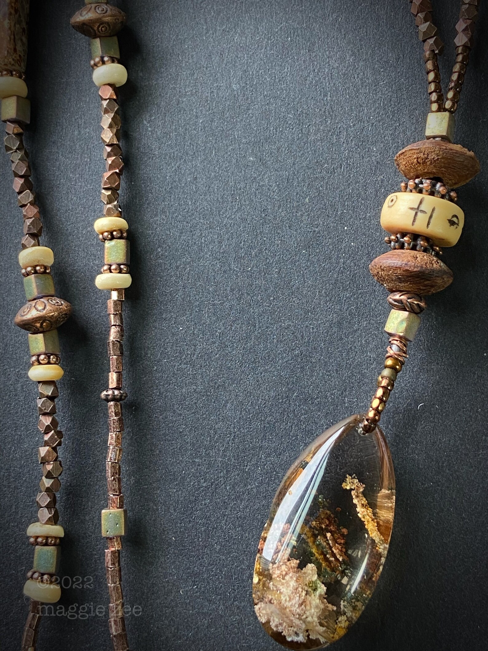 Garden Quartz Amulet Necklace - Etsy