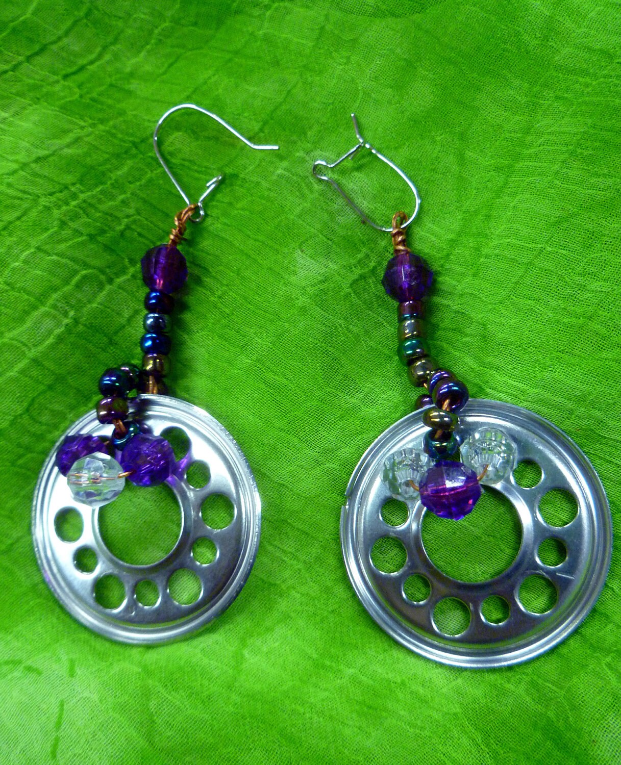 Hard Drive Spindle Ring Earrings - Etsy