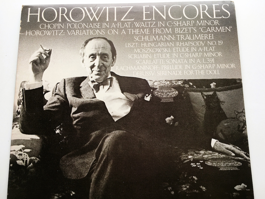Horowitz Encores, Vintage Record Album, Vinyl LP, Classical Piano ...
