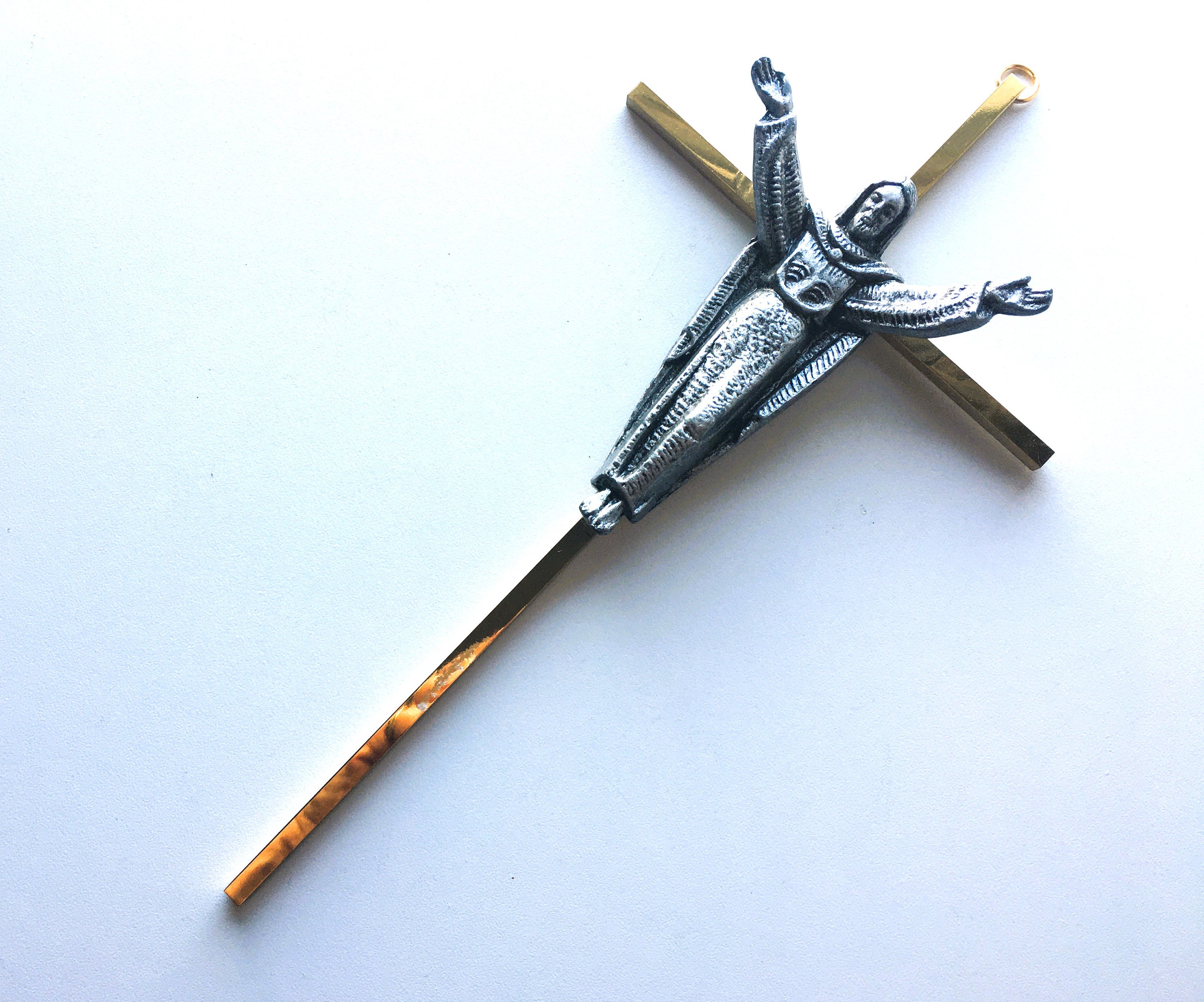 Christ the Redeemer Wall Crucifix; Wall Cross; Solid Brass Cross ...