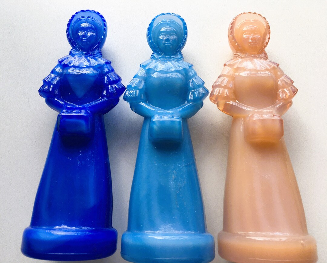 Vintage Priscilla Figurine|degenhart Glass|degenhart Colonial Girl ...