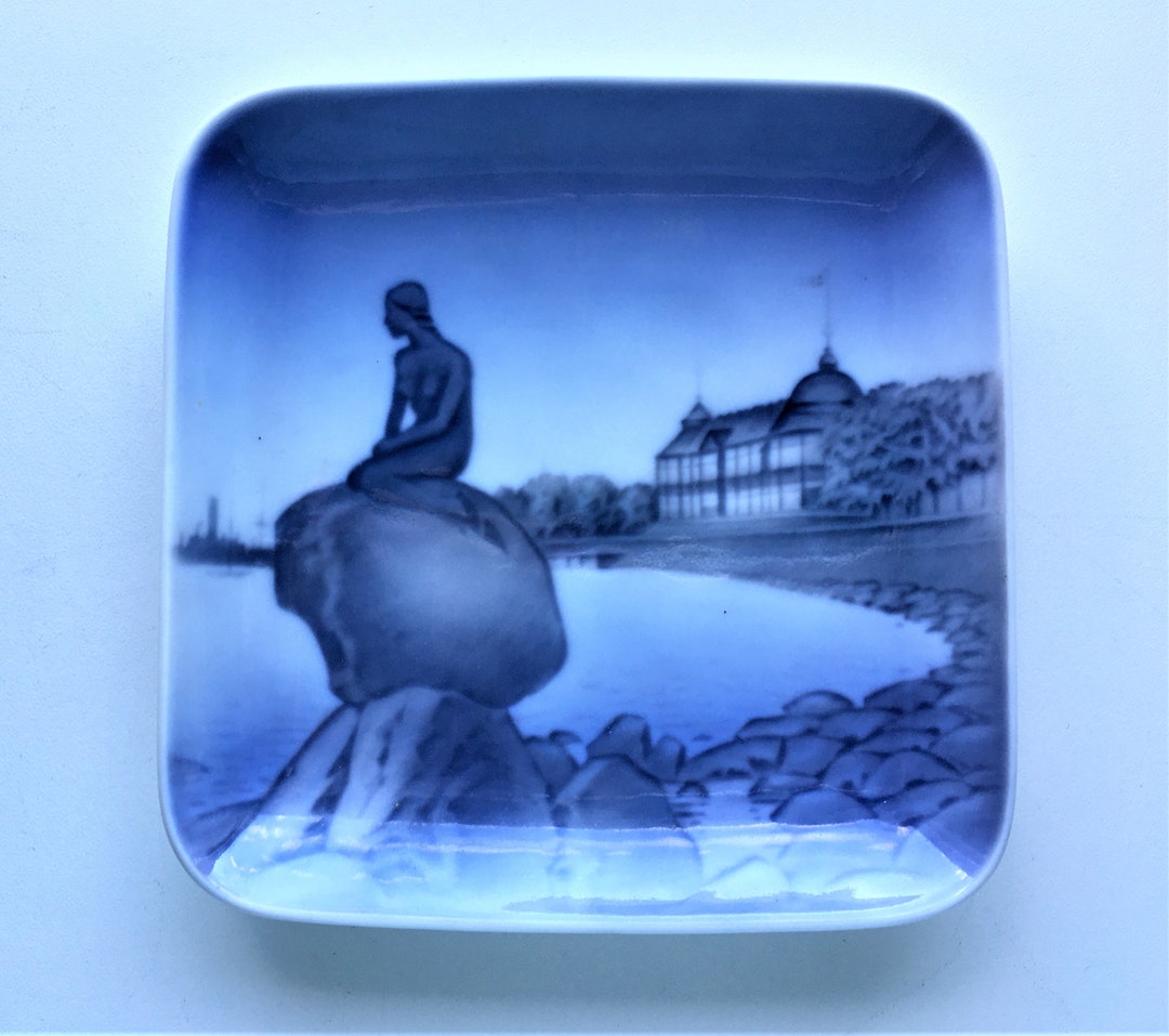 Collectible Bing and Grondahl (B&G) Mermaid Plate; the Little Mermaid ...