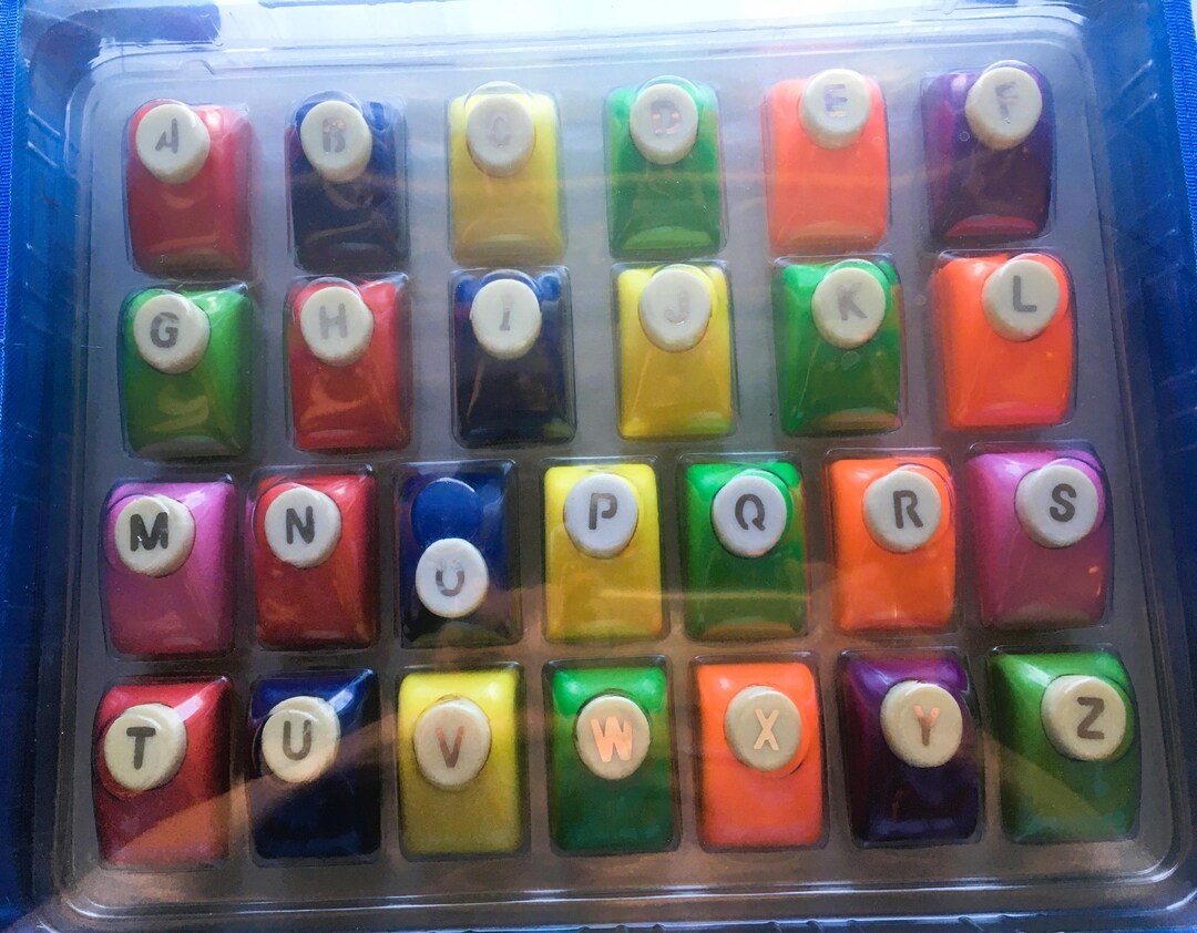Alphabet Hole Punches With Carrying Caseset of 26 Lettersabc'snew ...