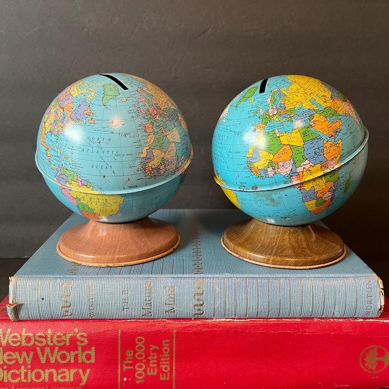 Globe Bank - Etsy