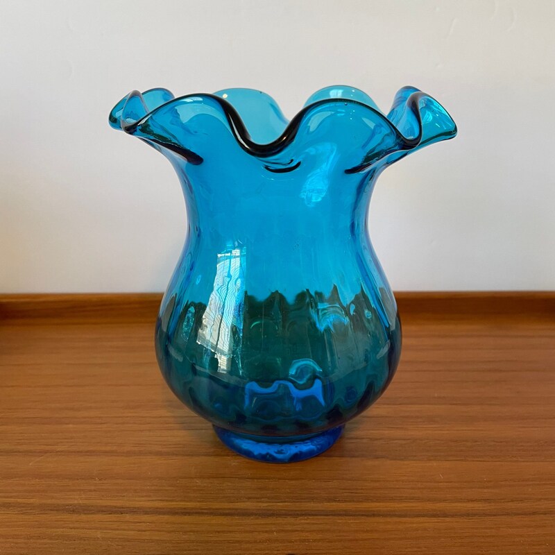 Aqua Vase - Etsy
