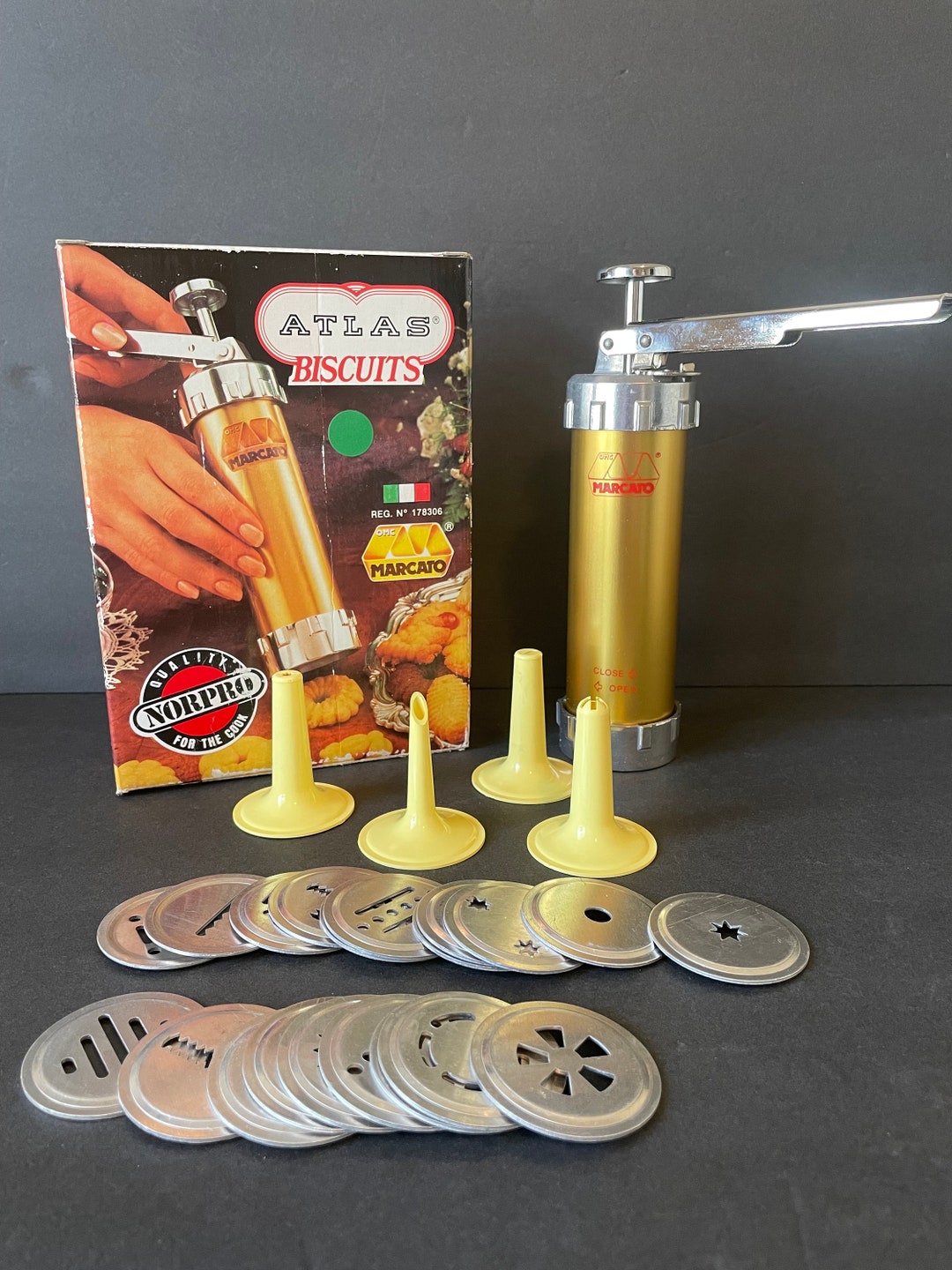 Vintage Marcato Atlas Cookie & Biscuits Maker - Etsy